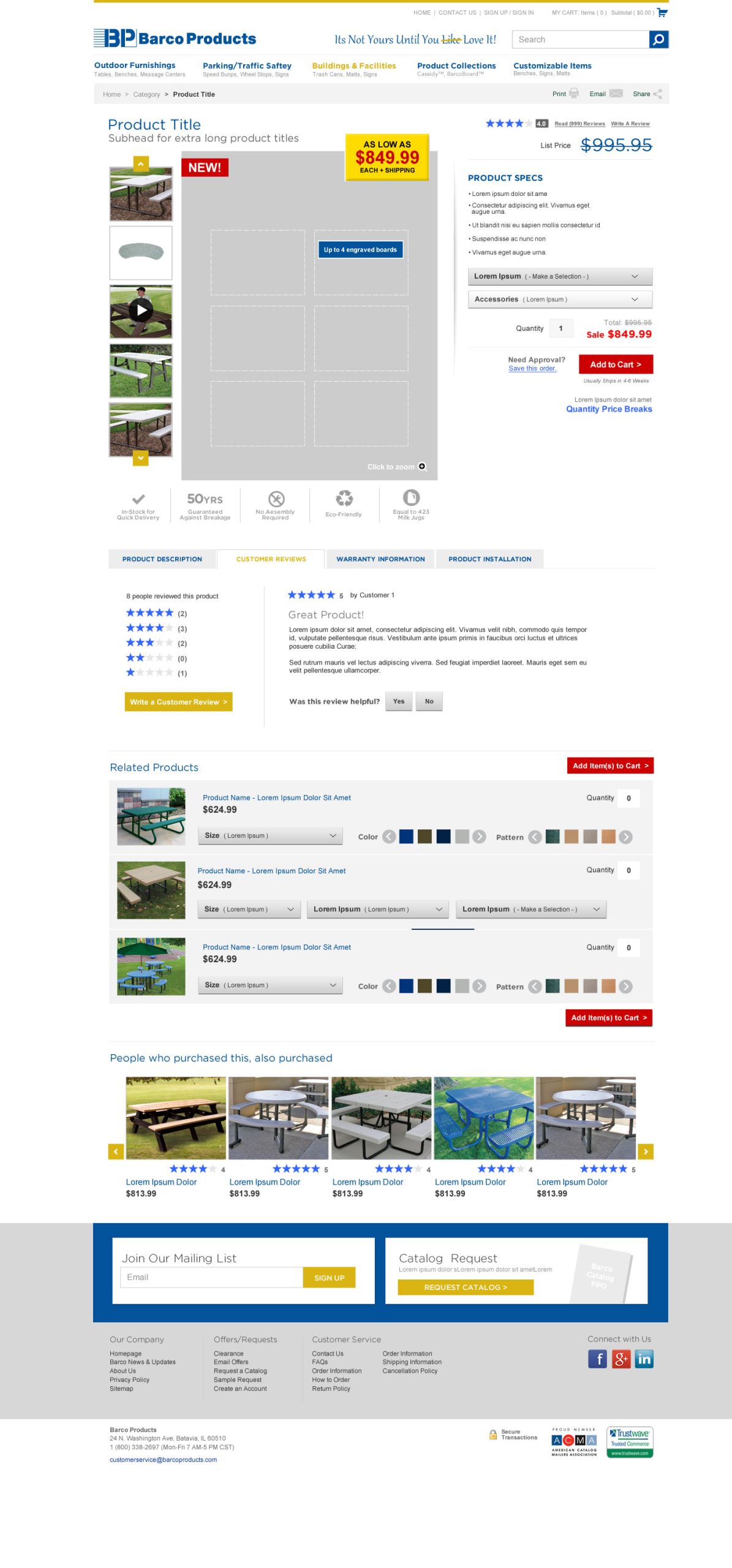 Barco Product – eCommerce – Scottinabox